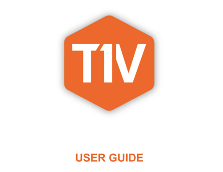 T1V app User Guide